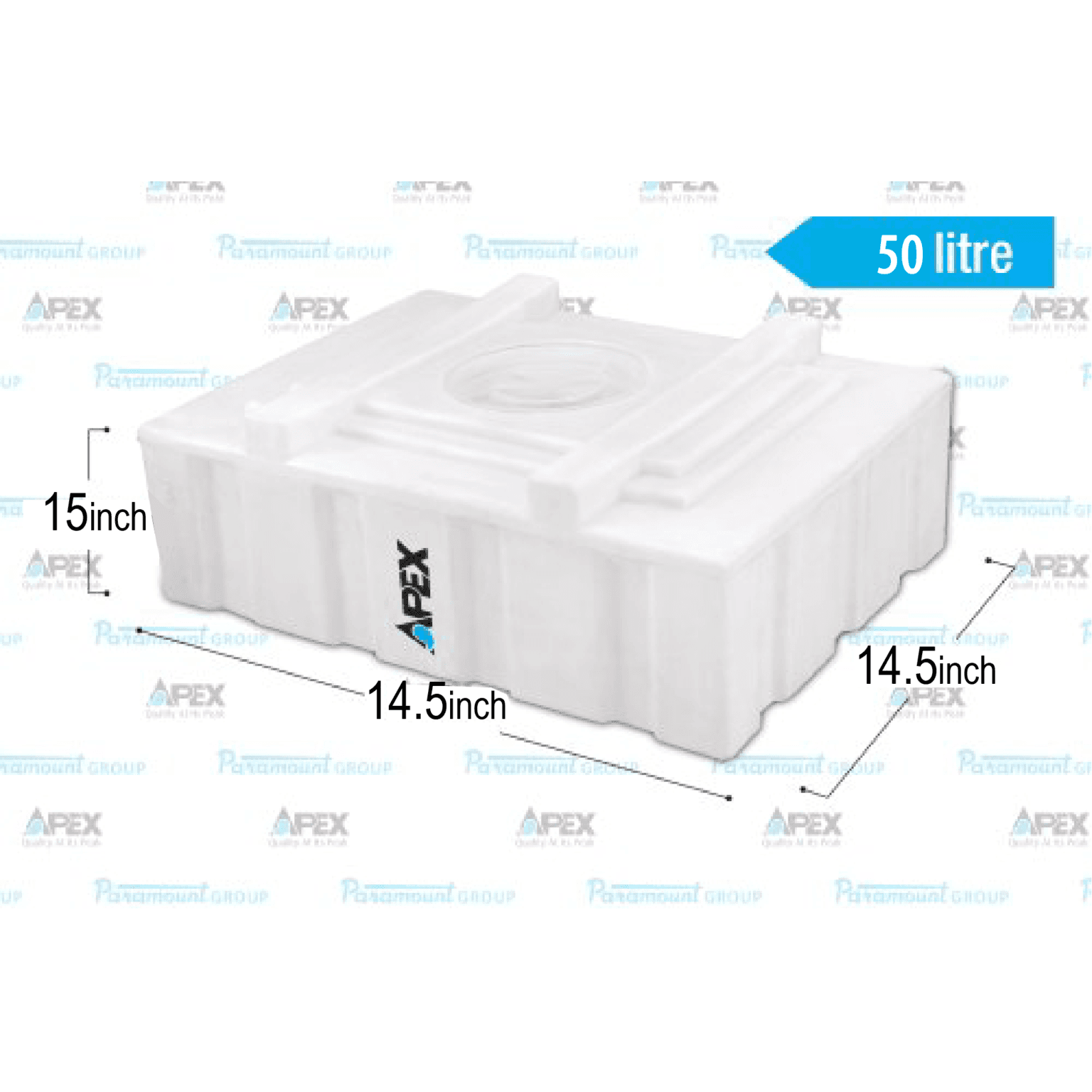 50 Litre Loft Water Tank by Apex - Shop Now On Yoobuy India
